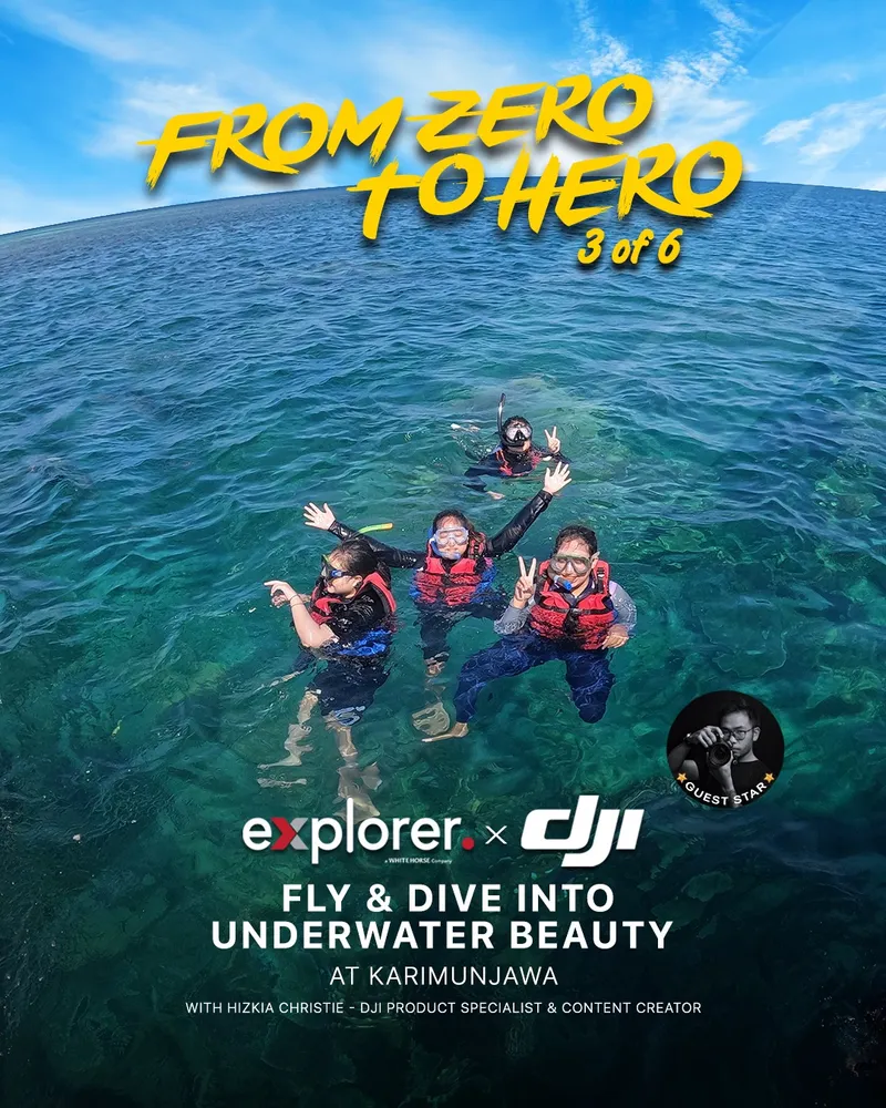 Open Trip | Adventure With DJI: Fly & Dive into Underwater Beauty at ...